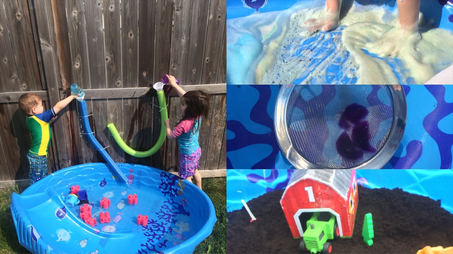 How to make your kiddie pool awesome with sensory play - Parent From Heart