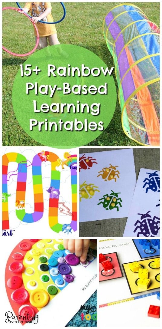 Rainbow Printables for Play-Based Learning Fun! - Parent From Heart