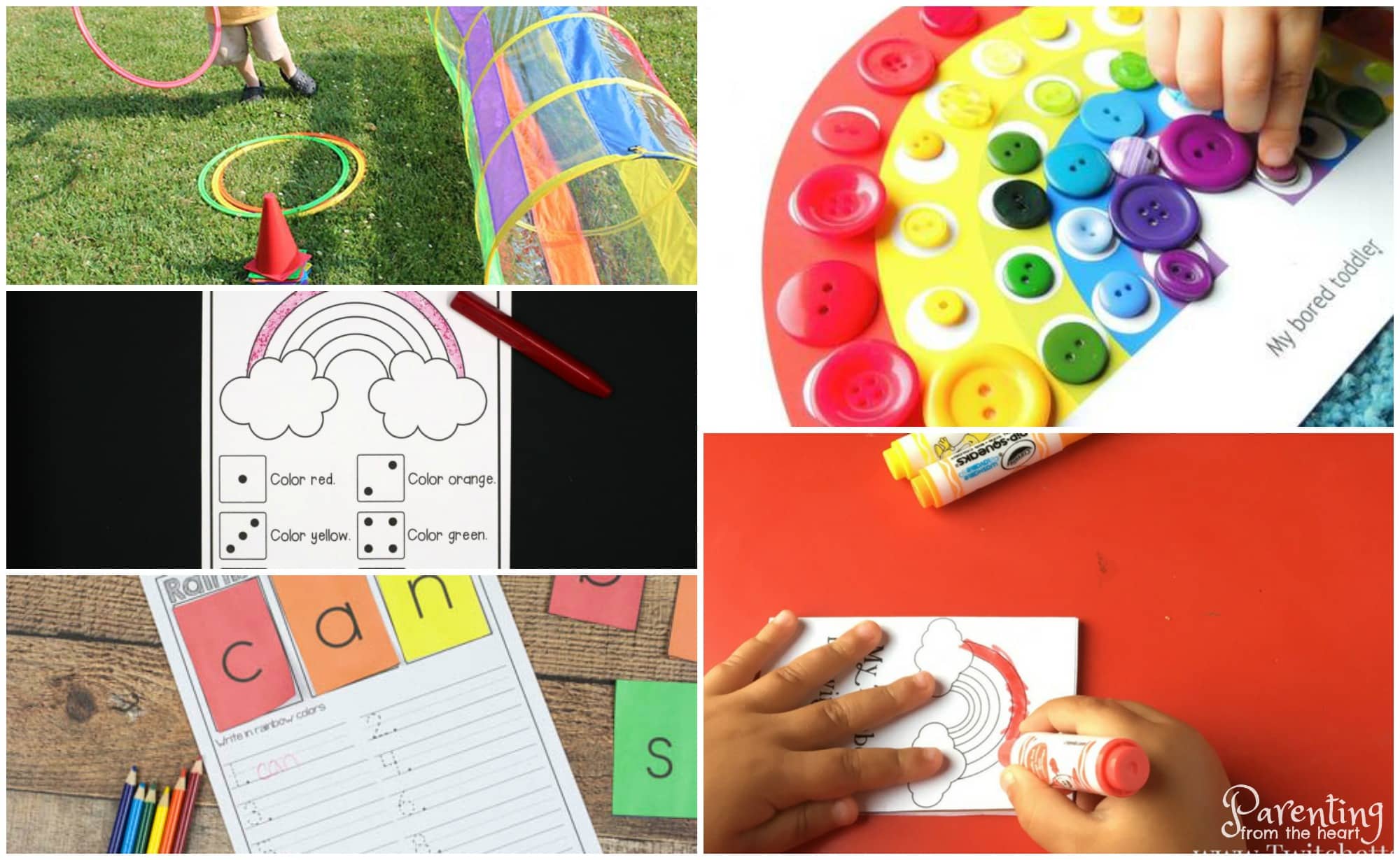 Rainbow Printables for Play-Based Learning Fun! - Parent From Heart