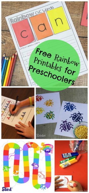 Rainbow Printables for Play-Based Learning Fun! - Parent From Heart