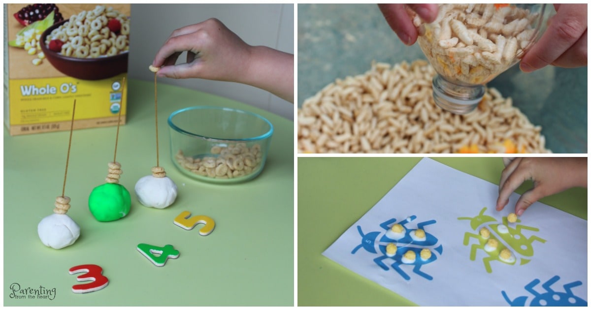 3 Taste-Safe Kids Activities Using Cereal - Parent From Heart