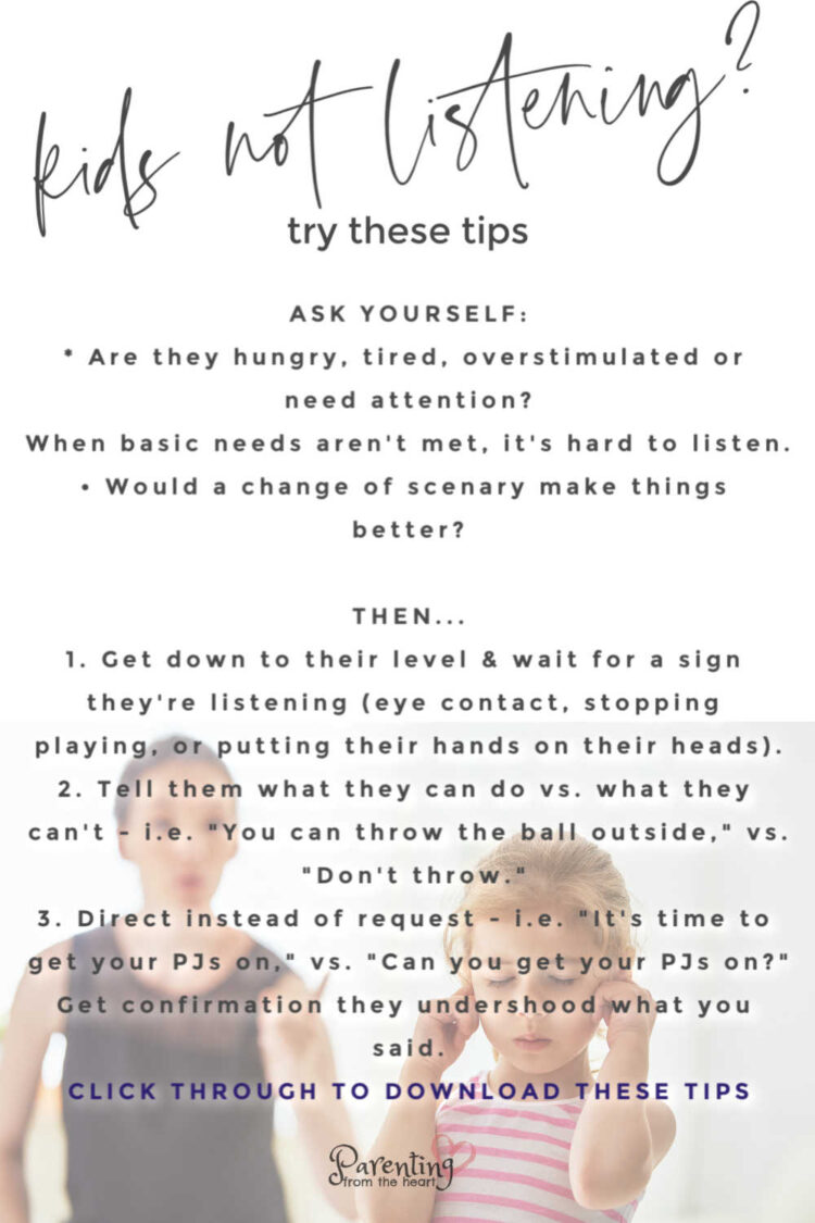 Your Kids Will Listen When you use These Effective Strategies