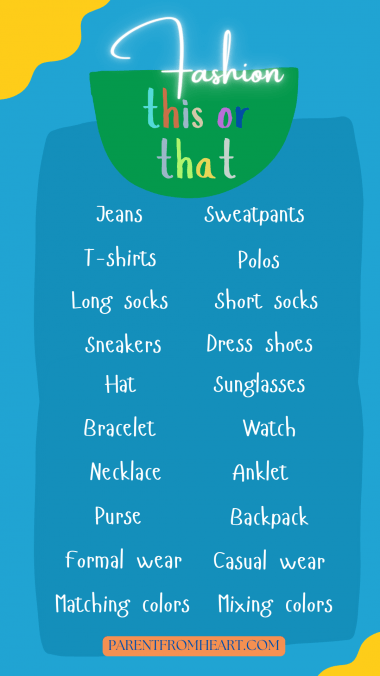 250+ This or That Questions for Kids + Free Printable Cards - Parent ...