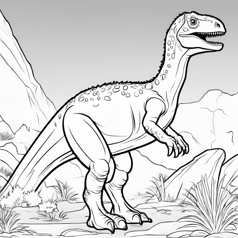 Print Your Own Dinosaur Coloring Pages - Parent From Heart
