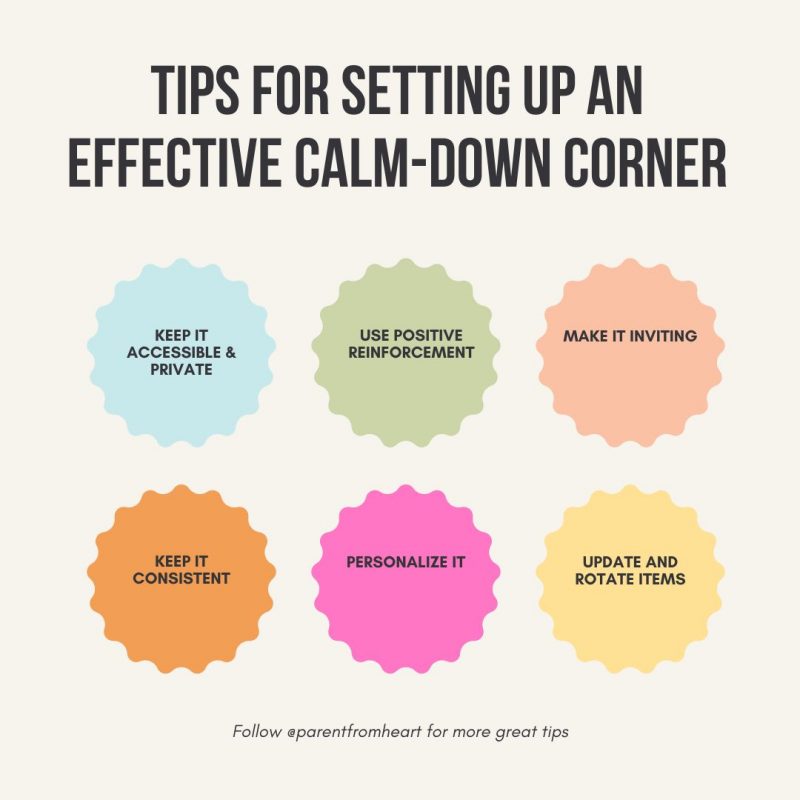 Calm Down Corners: Helping Children Manage Emotions - Parent From Heart