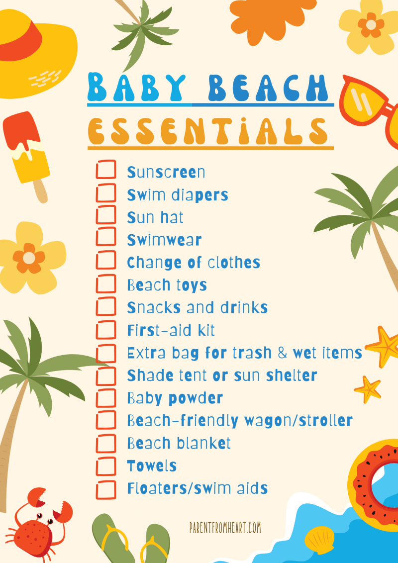 Baby Beach Essentials: Must-Haves and Extras You Can’t Forget - Parent ...