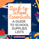Back-to-School Essentials: A Guide to School Supplies Lists - Parent ...