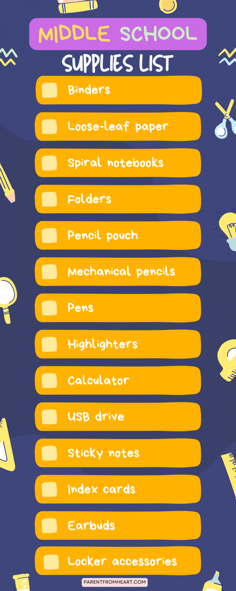 Back-to-School Essentials: A Guide to School Supplies Lists - Parent ...