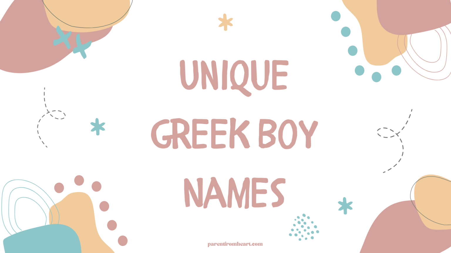 Timeless Greek Boy Names with Epic Meanings - Parent From Heart